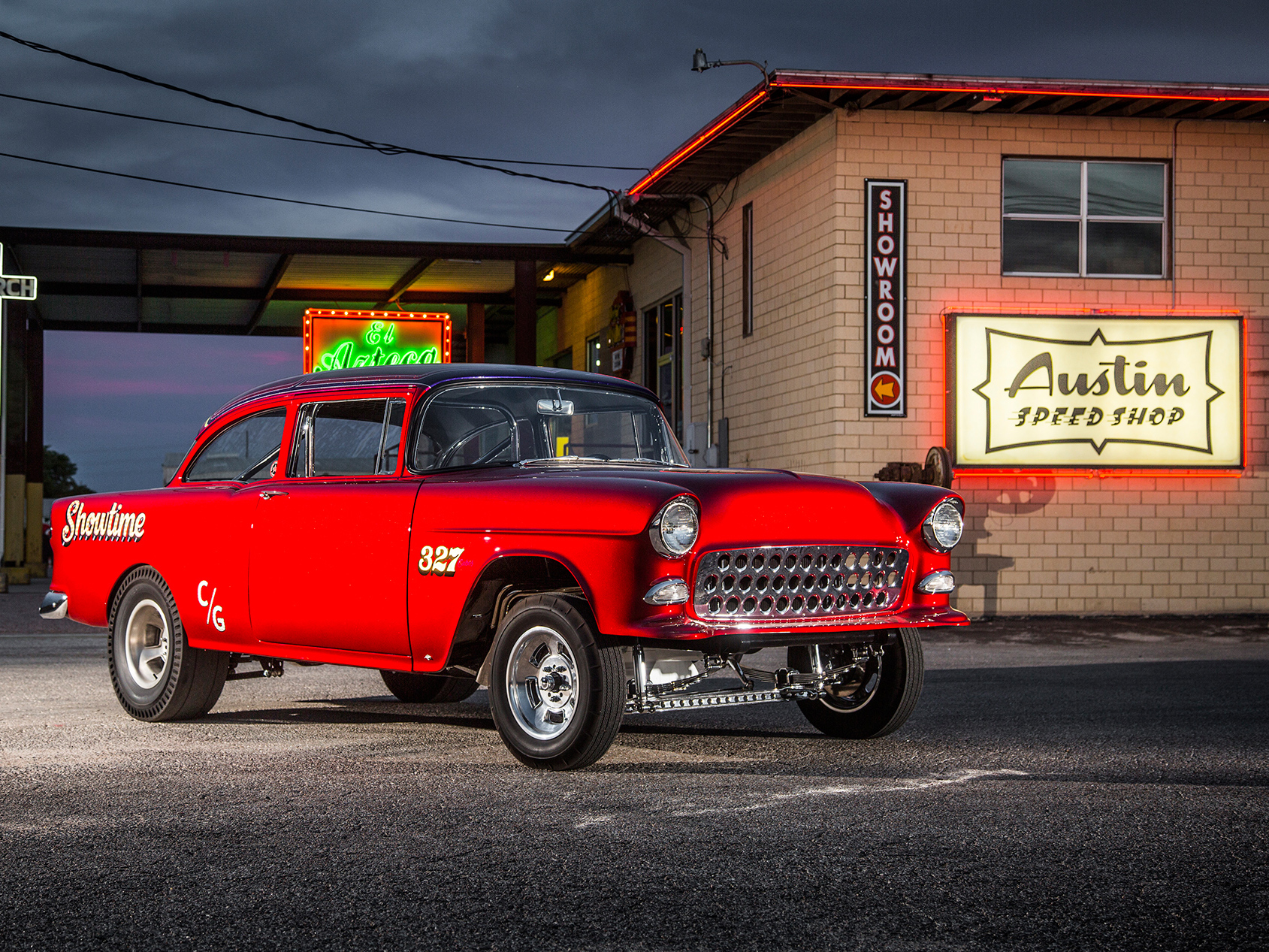 Showtime 1955 Chevy Gasser - Austin Speed Shop