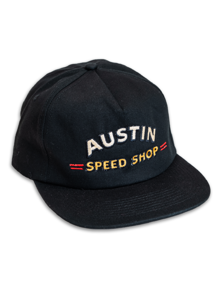 Black True Window Logo Hat - Austin Speed Shop