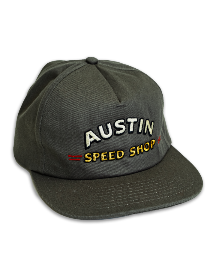 Olive True Window Logo Hat - Austin Speed Shop