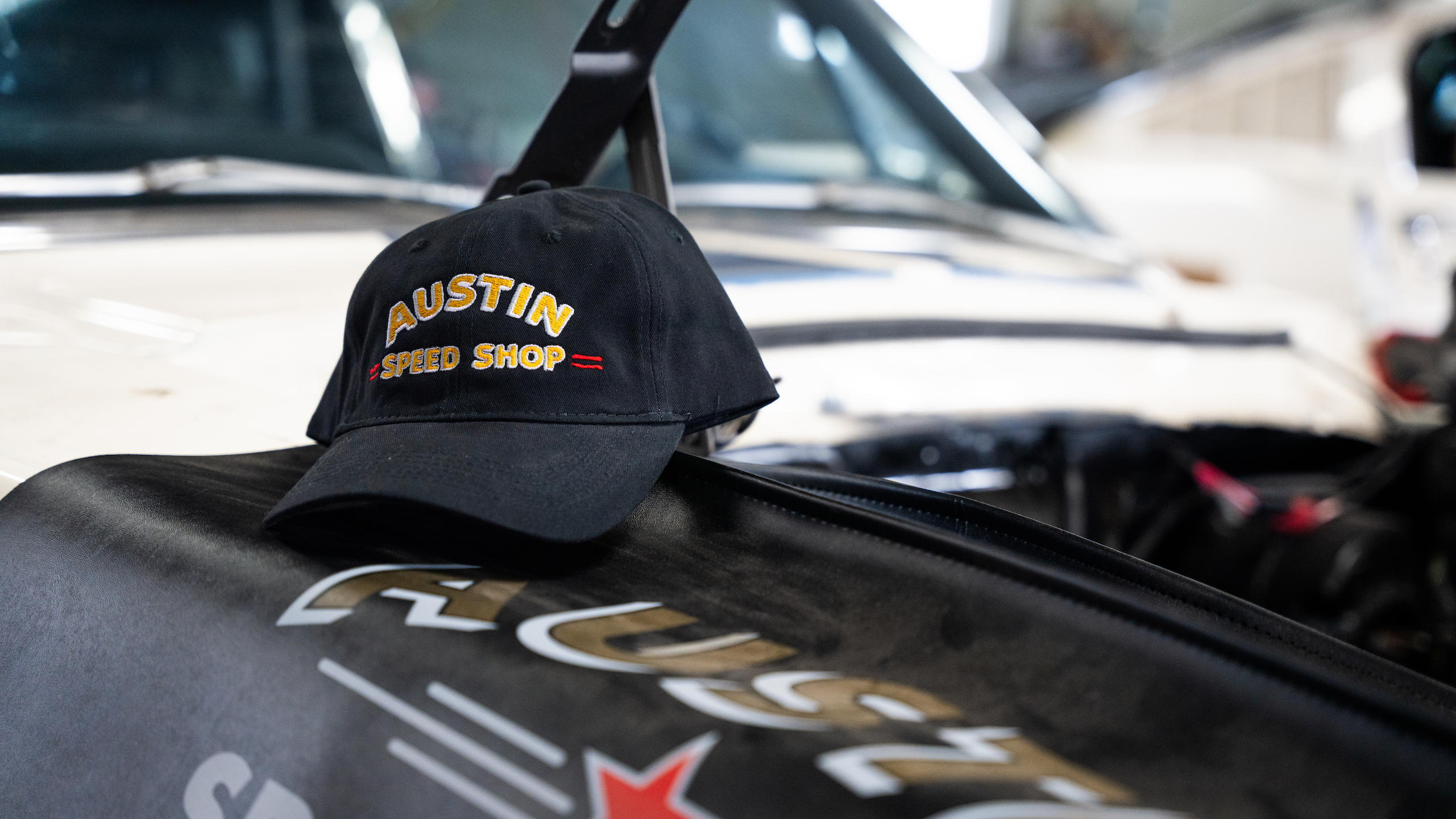 True Window Logo Garage Cap – Black - Austin Speed Shop